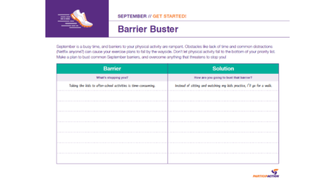 How to bust through the 5 most common barriers to physical activity ...